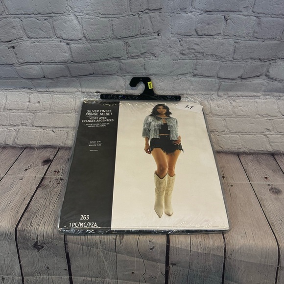 Amscan | Jackets & Coats | Amscan Silver Tinsel Halloween Costume ...